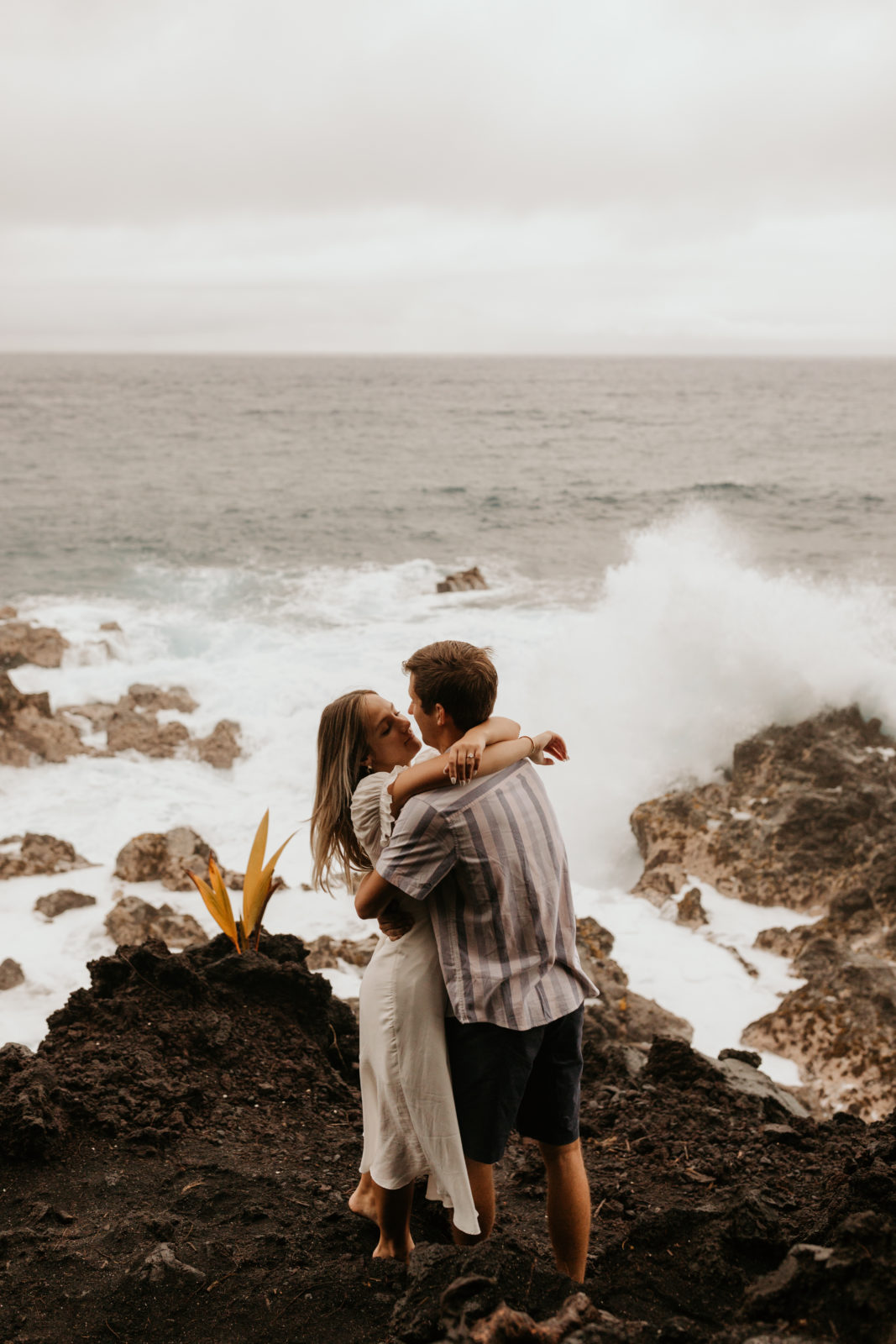 Hawaii Honeymoon at Kehena Beach by Casey Ripp Photography