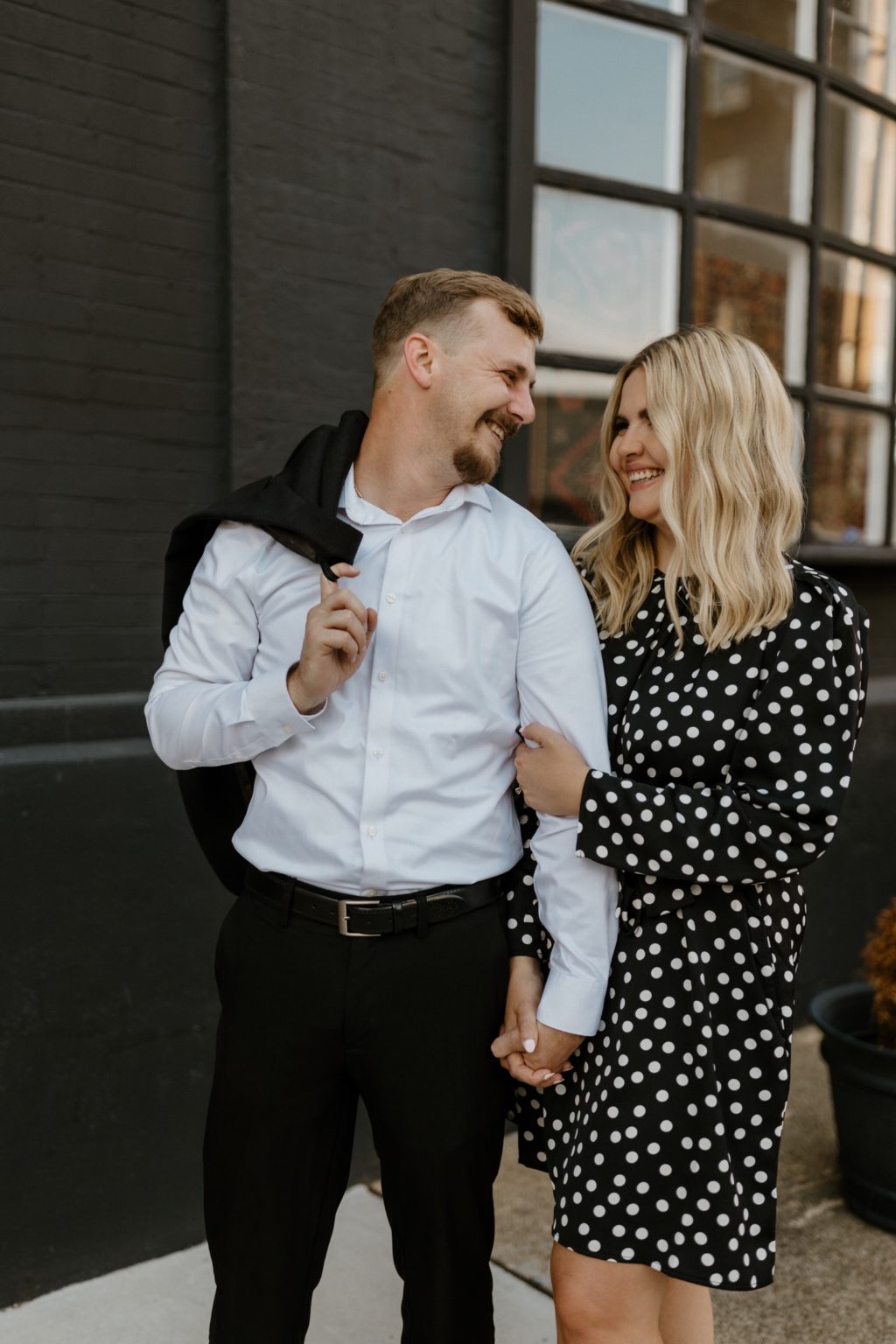Downtown City Engagement Photos by Casey Ripp Photography